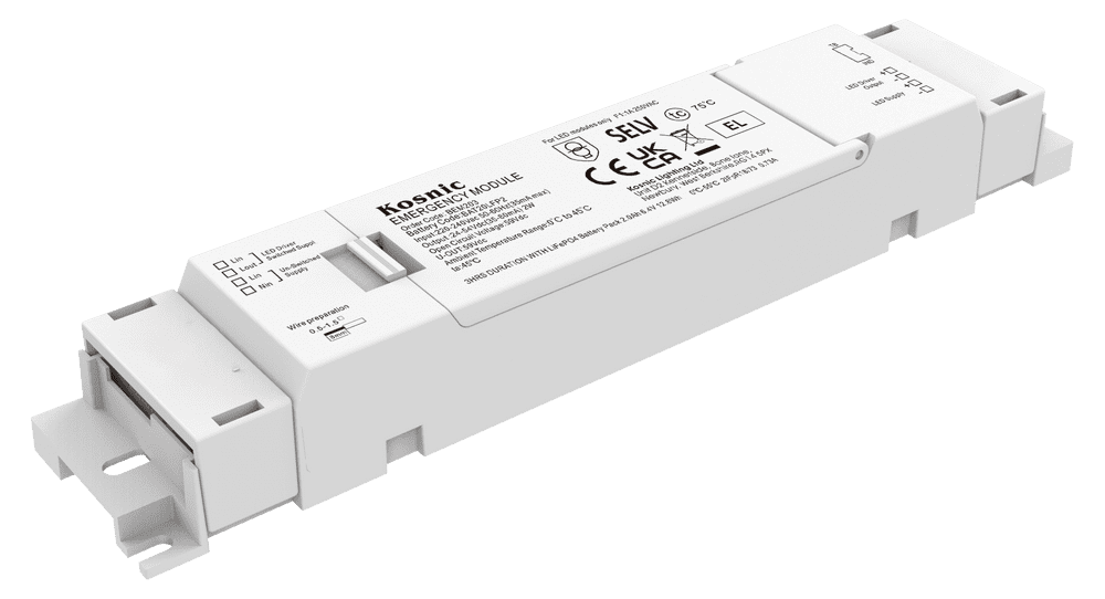 Kosnic BEM203/DA Batten UEM 3W DALI Emergency Module for Battens