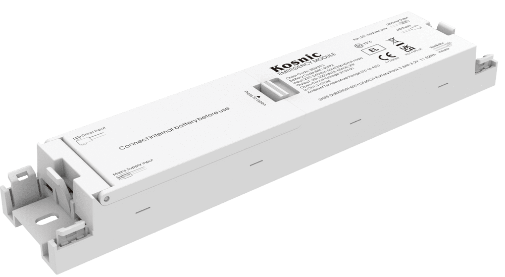 Kosnic BEM303/ST Batten UEM 3W Self Test Emergency Module for Battens