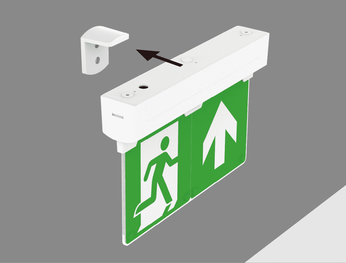 Kosnic DOX20103 Doxa II 7 In 1 Emergency Light Up&Down Arrow Recessed Kit