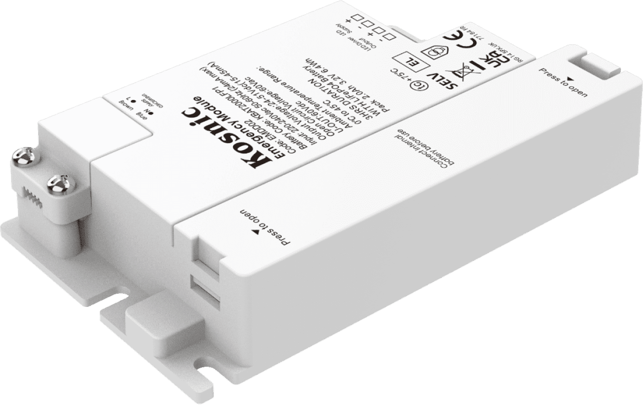 Kosnic EMDD02 2W Standard Emergency Module for LED DD and Bulkhead