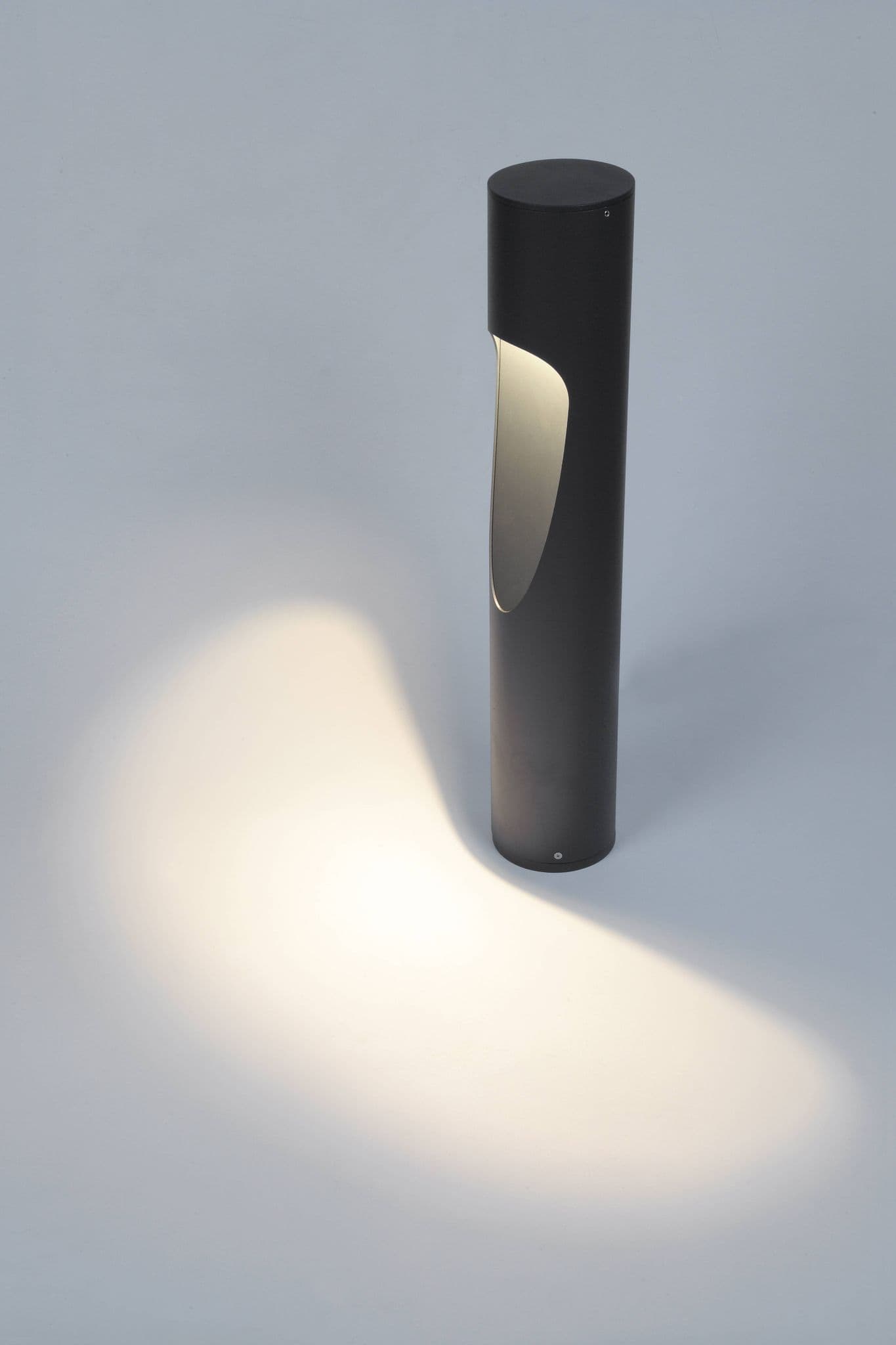 Kosnic FOR15T-GRY Forbury Die-cast Aluminium Bollard Integrated LED 15W 4000K Grey