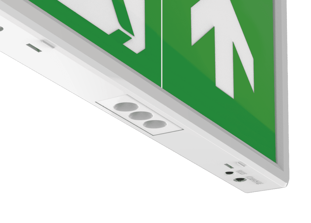 Kosnic KAL201 Kalem II Surface Mount Emergency Exit Sign 6500K