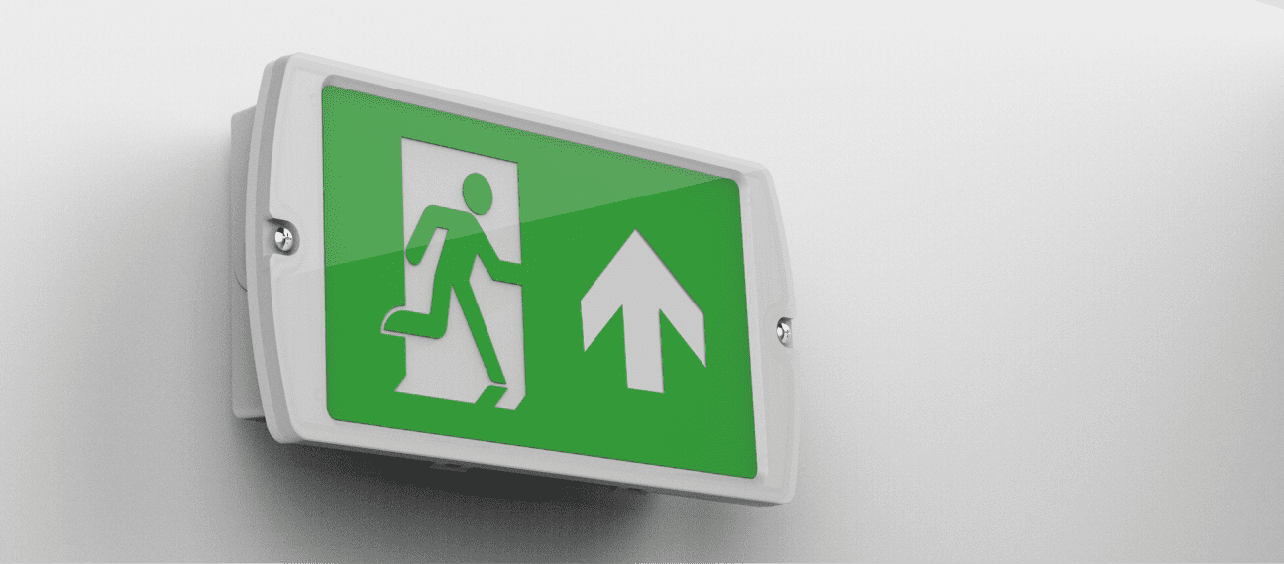 Kosnic MAN0305 Manot Multi Purpose Emergency Light and Exit Sign 6500K