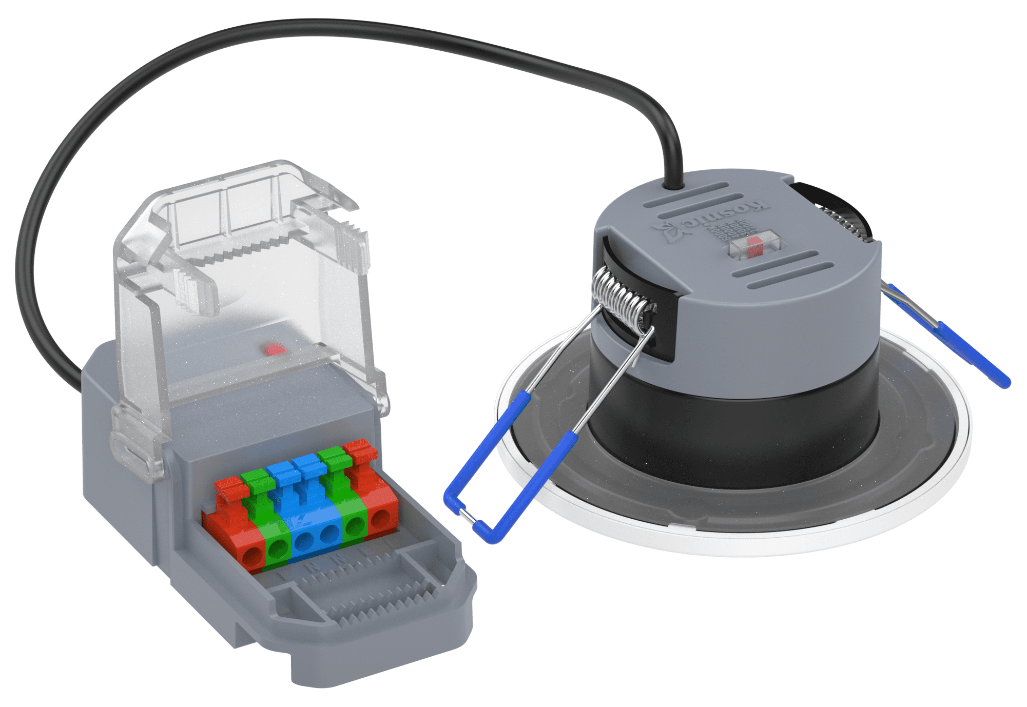 Kosnic MAU206PL Mauna II Plus Fixed Fire Rated Downlight 6/4 5W 4CCT