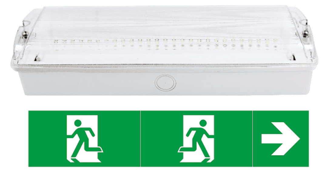 Kosnic MUL0105 Mulu Emergency Light & Exit Sign 1W/5W 6500K