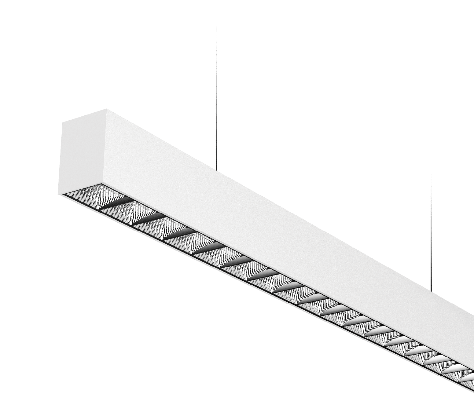 Kosnic NIL5F55-W240-WHT/ED Nile II 5ft 55W Up/Down Reflector 3 In 1 ...