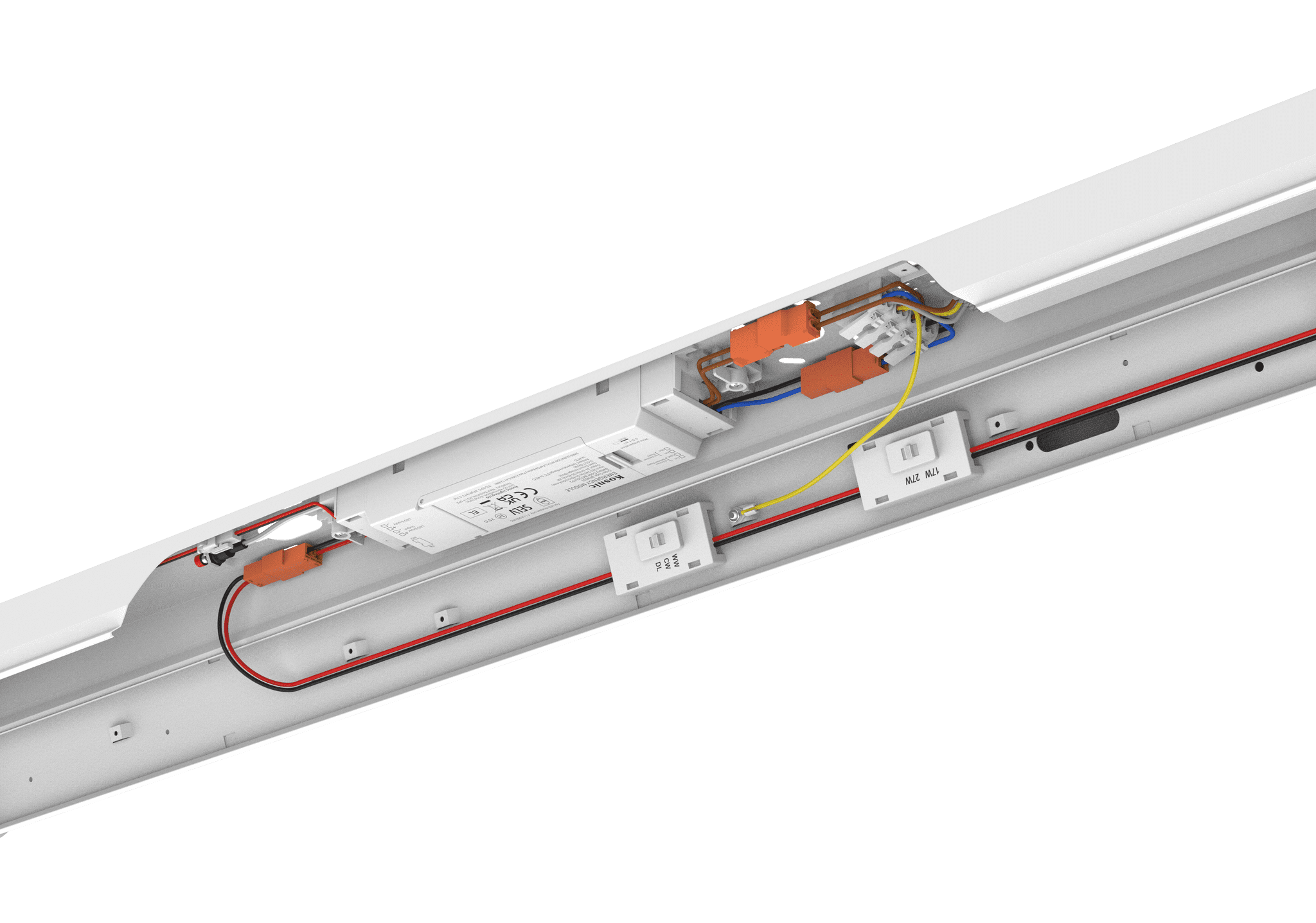 Kosnic NIV5FT44/DA NIVA III DALI Batten 5ft Twin 25-44W CCT