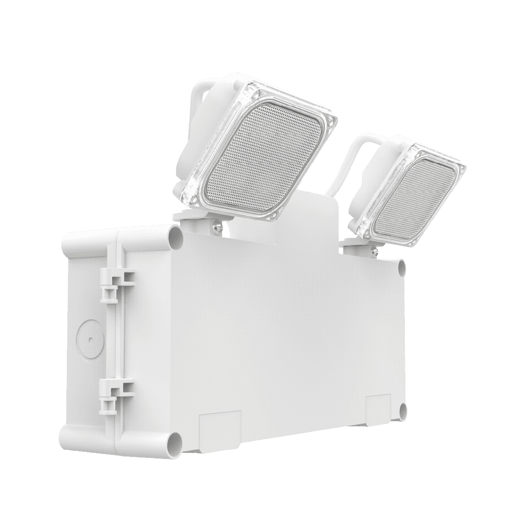 Kosnic ORD06-WHT/ST Orda II Self-Test Twin-Spot Emergency 6W IP65 White