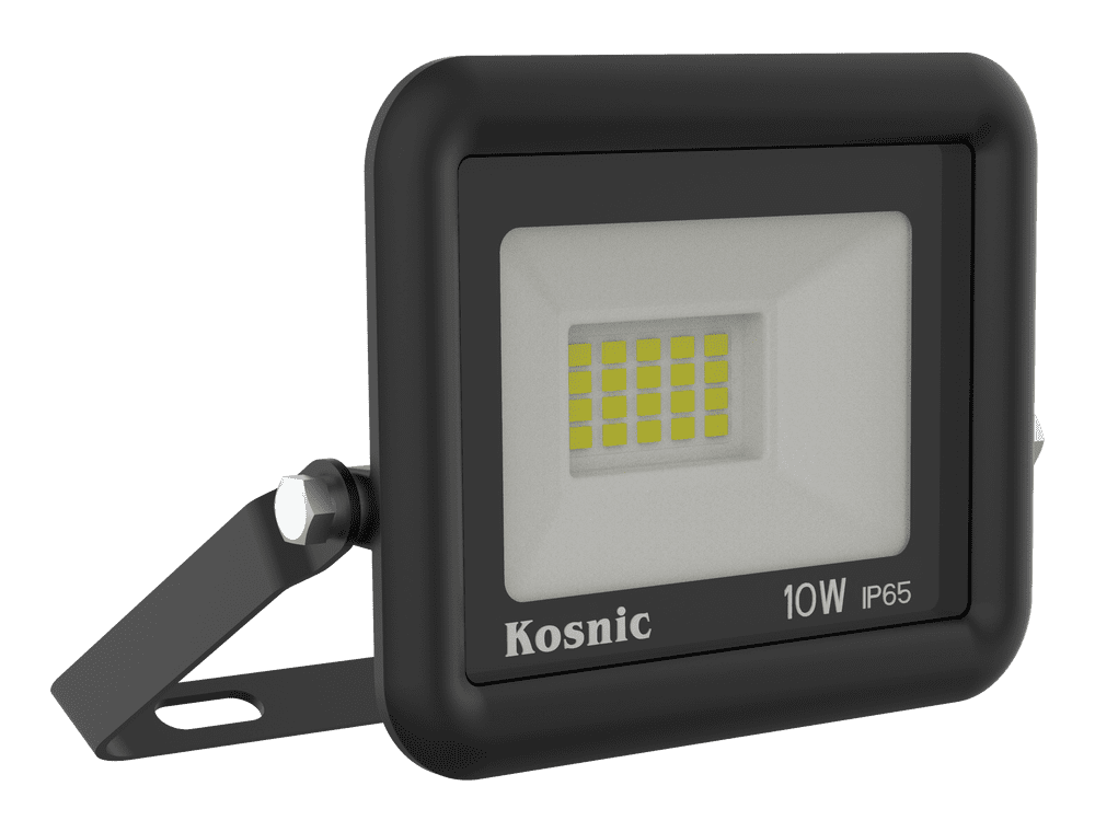 Kosnic RHI10-W65 Rhine LED Floodlight 10W 6500K Black