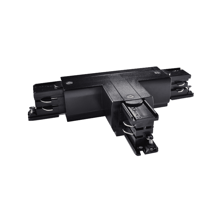 Kosnic T3-CT-BLK 3 Circuit Track T Connector Black
