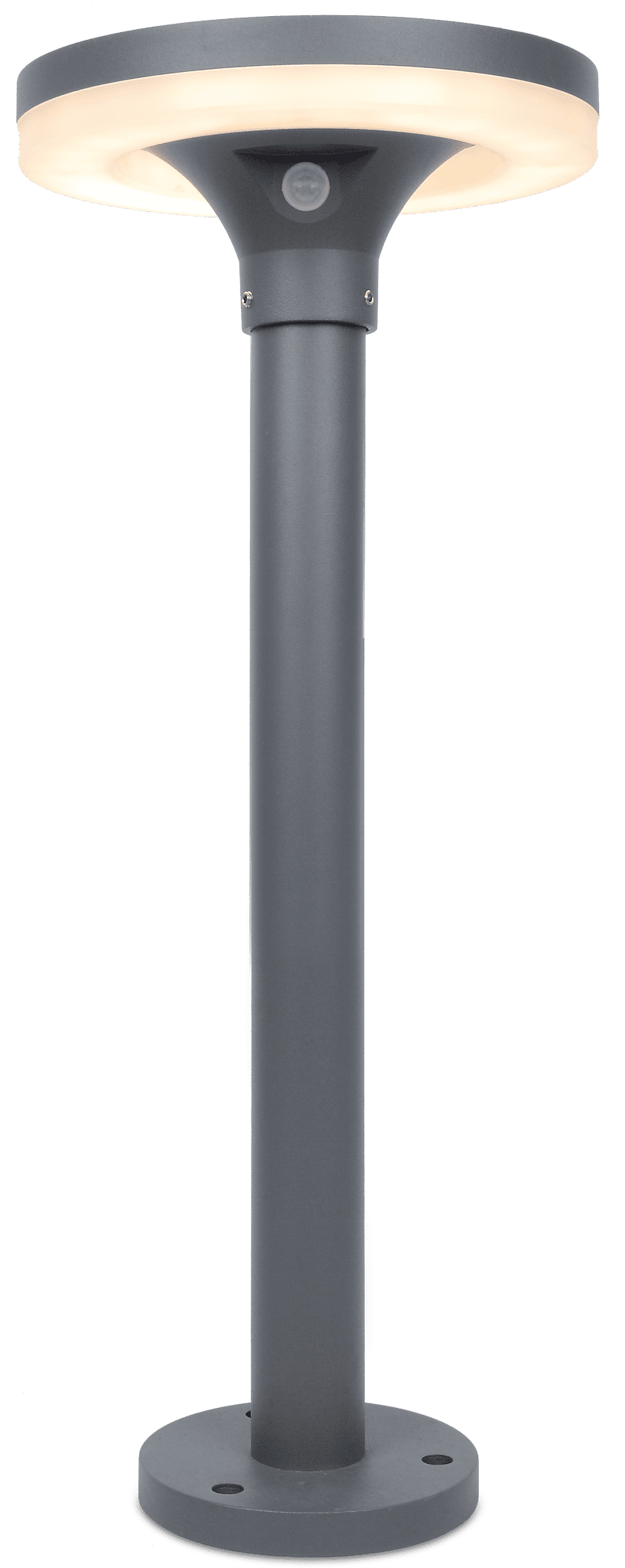 Kosnic TARS-M-GRY Tarkine Solar Die-cast Aluminium Medium Bollard 4000K Grey