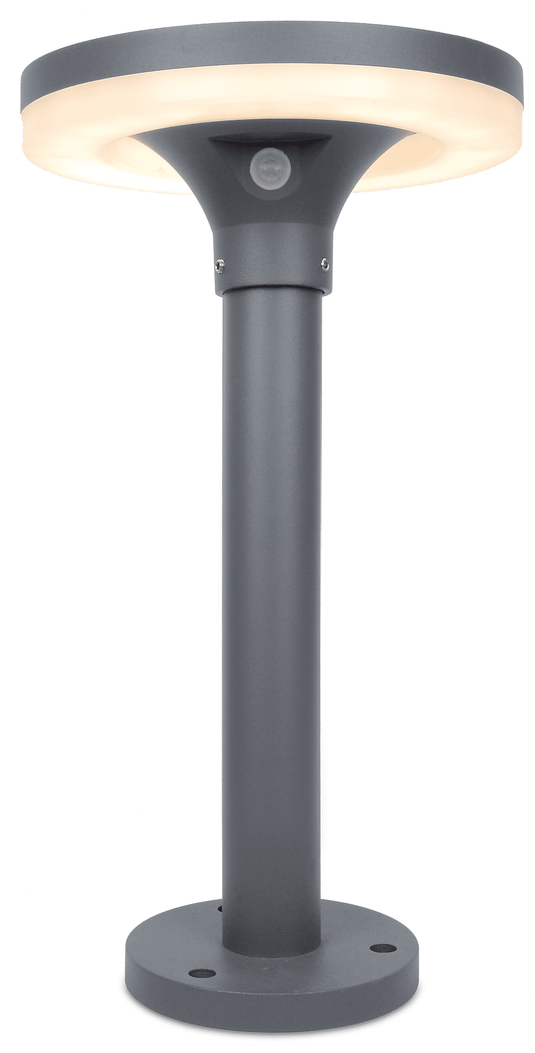 Kosnic TARS-S-GRY Tarkine Solar Die-cast Aluminium Small Bollard 4000K Grey