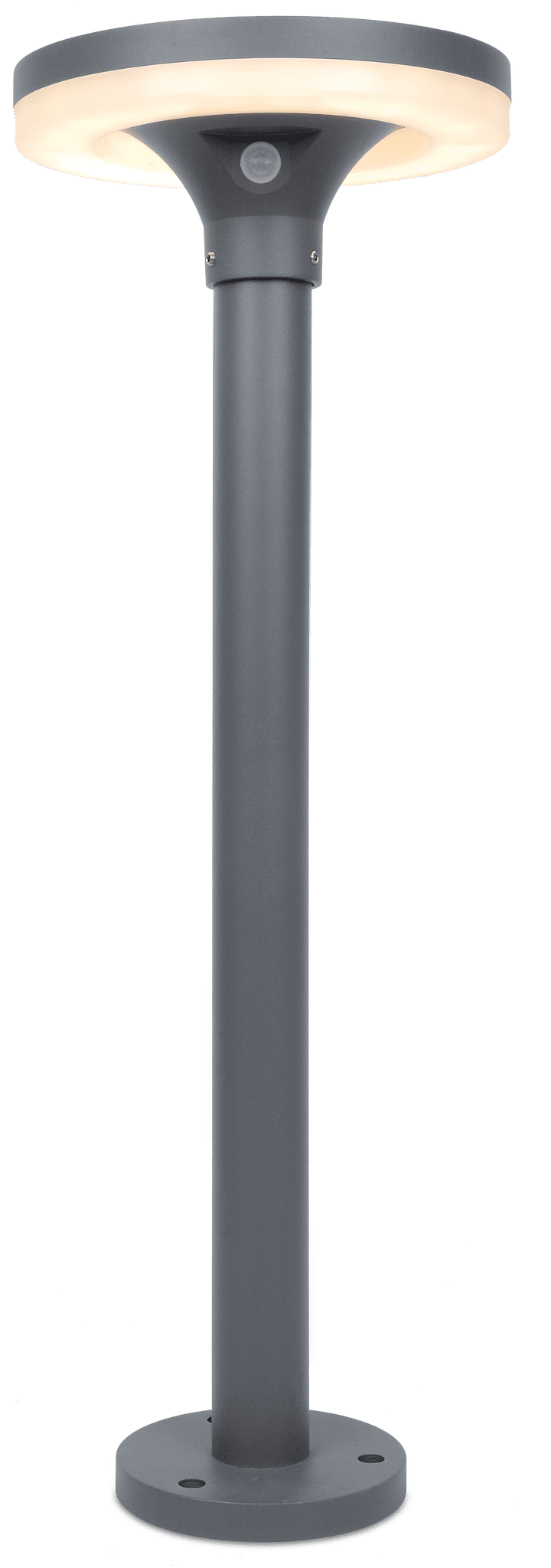 Kosnic TARS-T-GRY Tarkine Solar Die-cast Aluminium Tall Bollard 4000K Grey