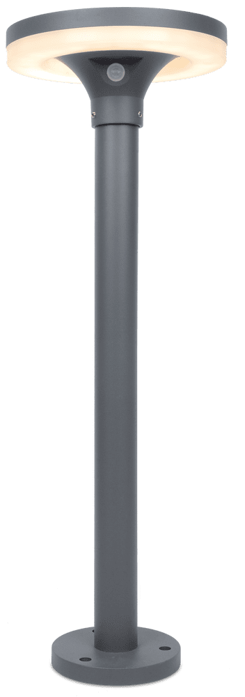 Kosnic TARS-T-GRY Tarkine Solar Die-cast Aluminium Tall Bollard 4000K Grey