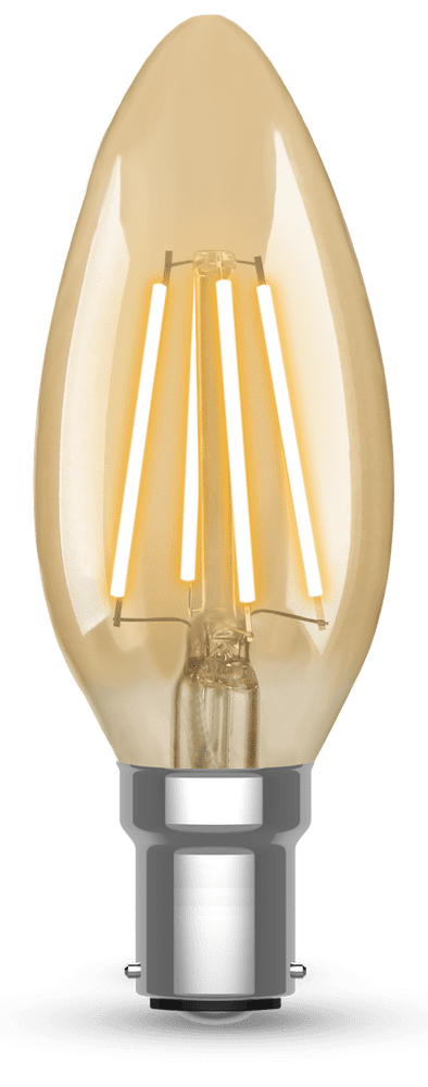 Kosnic VC4 2D-SBC25 Vintage Candle 4 2W Dimmable SBC B15 2500K