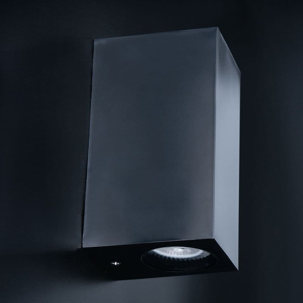 KSR Lighting KSR1529 Norcia Il GU10 Square IP54 Up And Down Wall Light ...