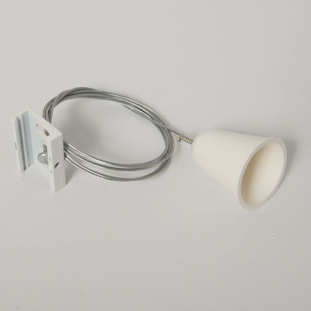 KSR Lighting KSR6413WH Escala 3 Circuit 1 5m Suspension Kit White