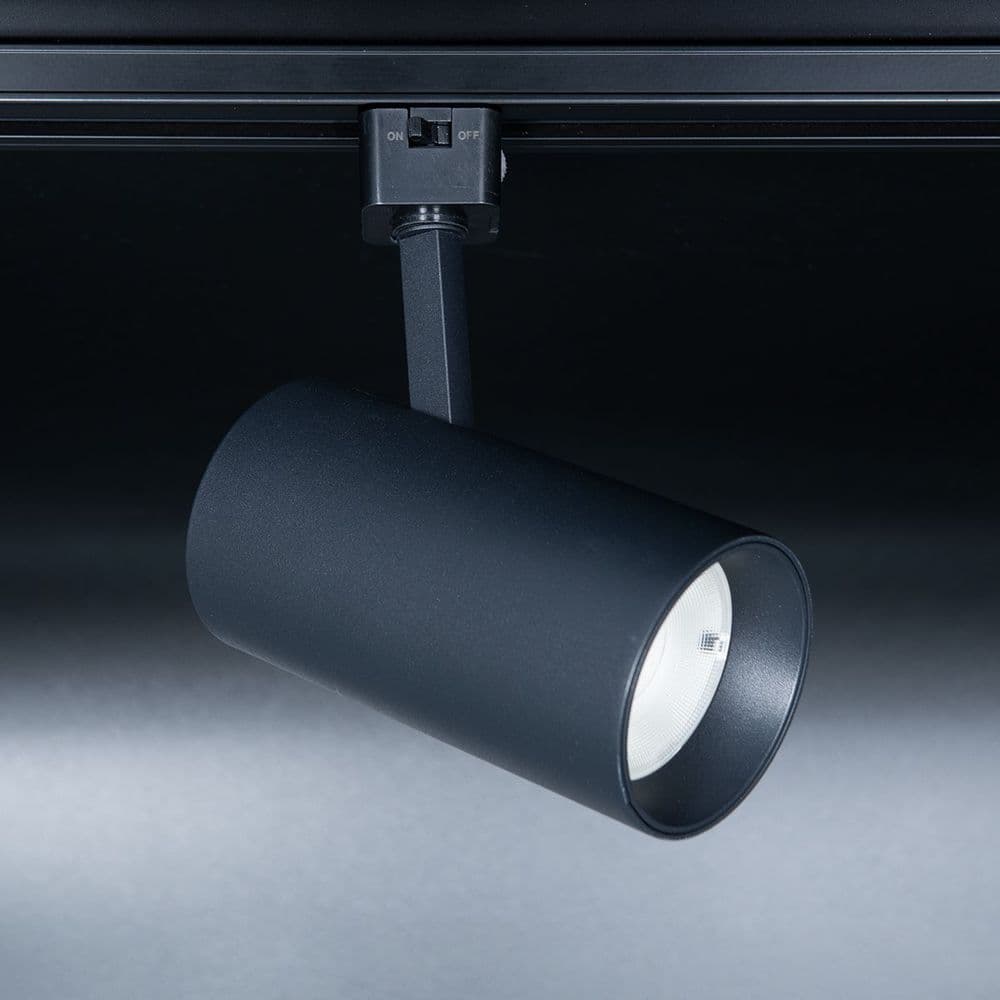 KSR Lighting KSR6572BLK Rosco 16/20/24W 3CCT LED Track Fitting Black