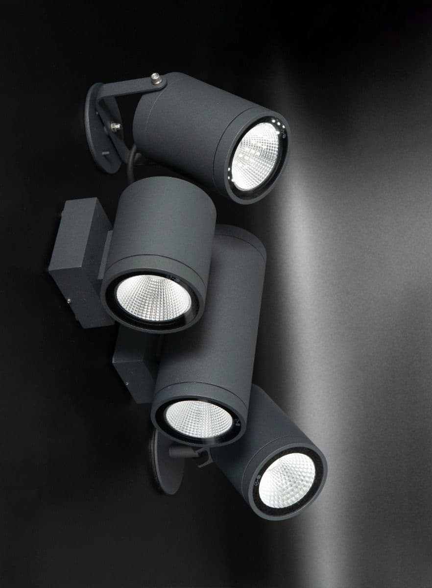 KSR Lighting KSR71142 Riviera L 2CCT 9W LED Spot Light Anthracite