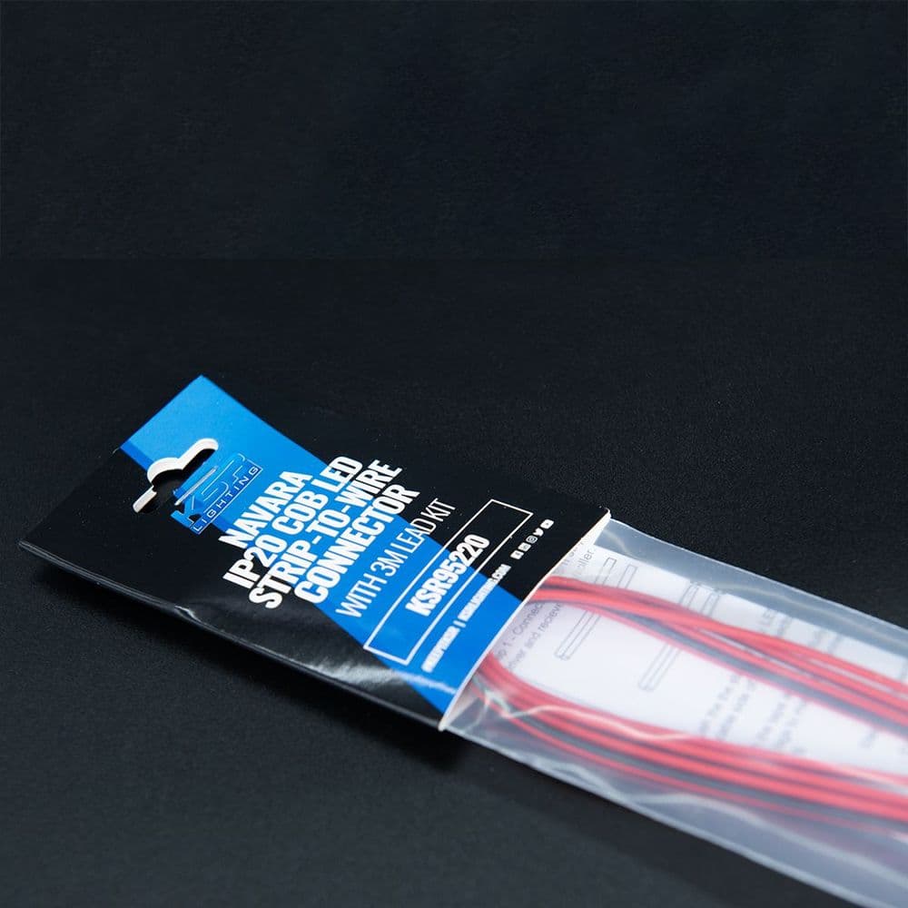 KSR Lighting KSR95221 Navara IP20 COB Strip To Strip Connector With ...