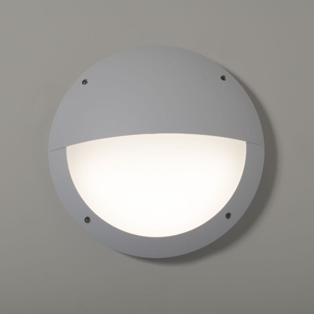 KSR Lighting KSRSF231WHT/MW Latina Il 12W 4000K LED IP66 Polycarbonate ...