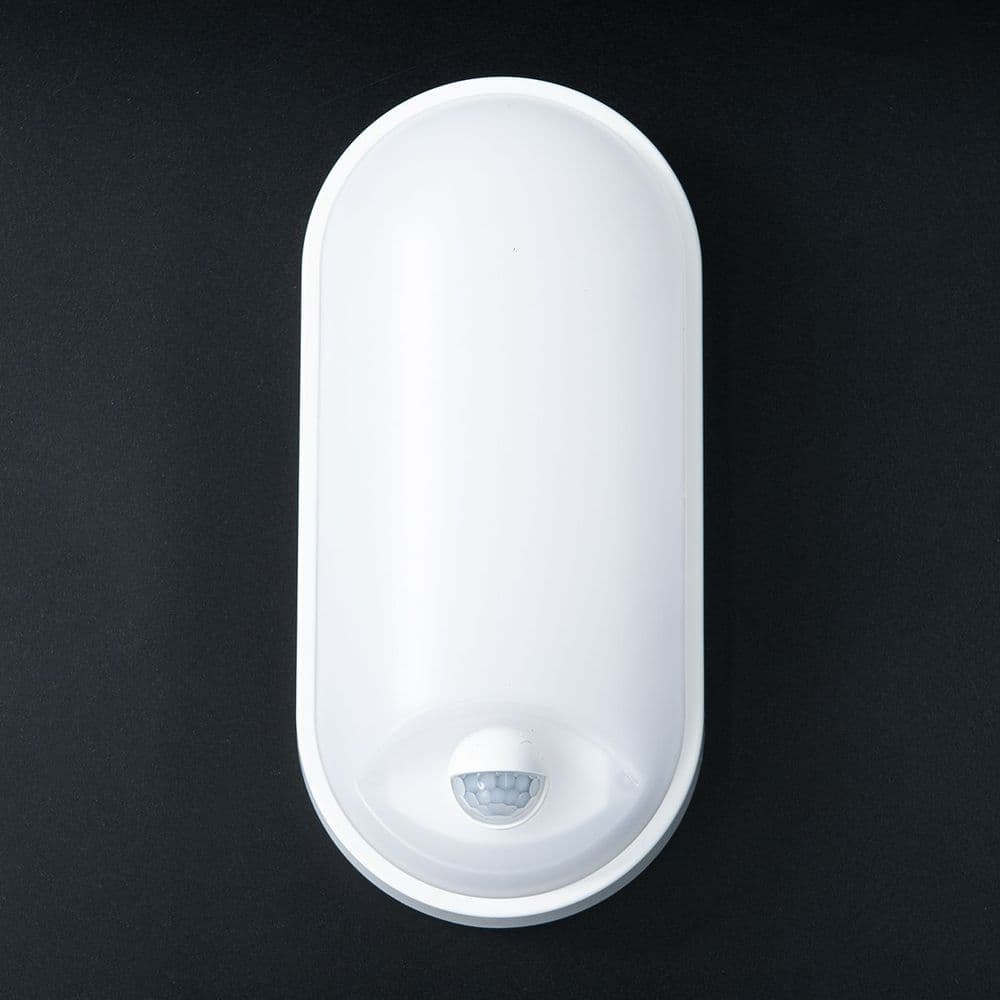 KSR Lighting KSRSF453 Latina NR Select Oval PIR IP65 Bulkhead White