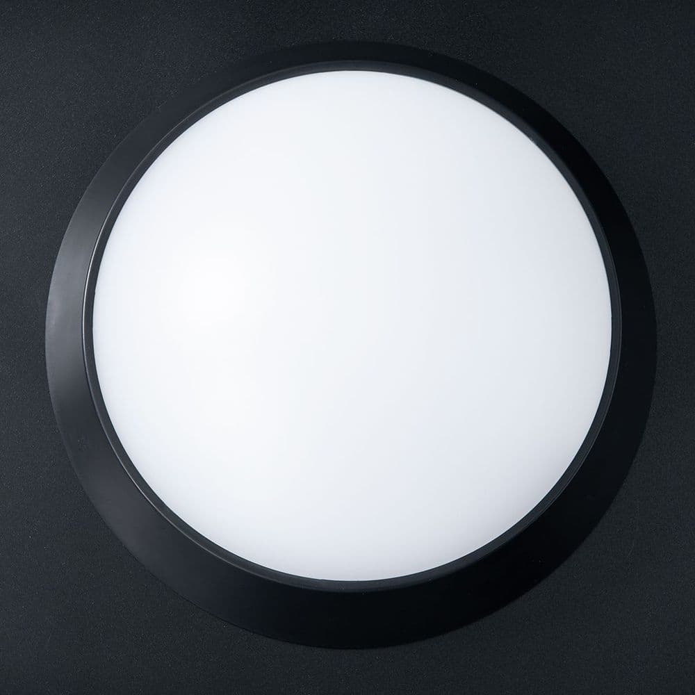 KSR Lighting KSRSF454 Latina NR Select Round IP65 Bulkhead Black
