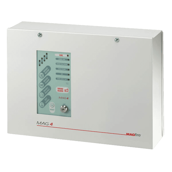 MAGFIRE MAG4 Conventional 4 Zone Metal Fire Panel