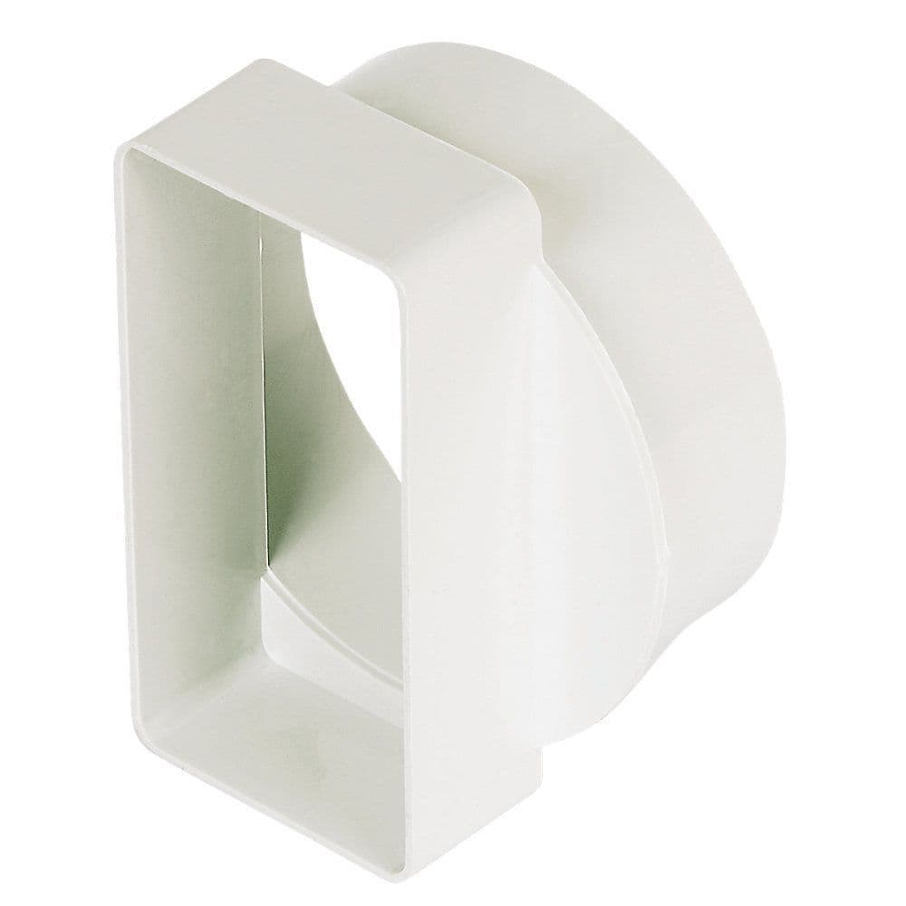 Manrose 40700 Short Round to Rectangular Female Adaptor 100mm 4"