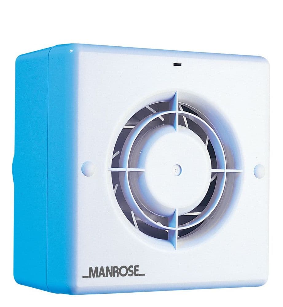 Manrose CF100T Centrifugal Toilet/Bathroom Quiet Extract Fan with Timer