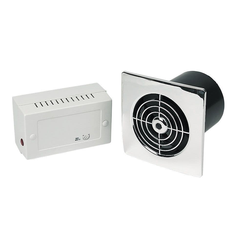 Manrose LP100SLVC Lo Profile 4" Extractor Fan Slimline Range with Low ...
