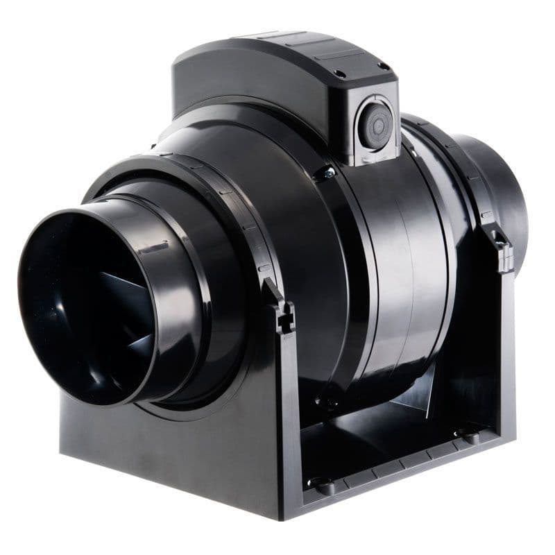 Manrose MF100T In-Line Mixed Flow 4" / 100mm Extractor Fan with Timer