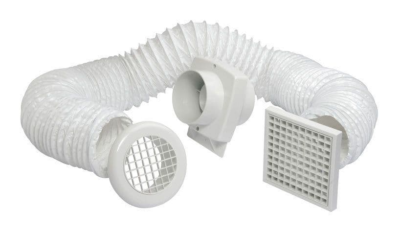 Manrose LEDSLKTC LED Showerlite Bathroom Extractor Fan and Shower Light ...
