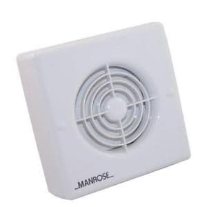 Manrose WF100T 4" Window Extractor Fan with Timer