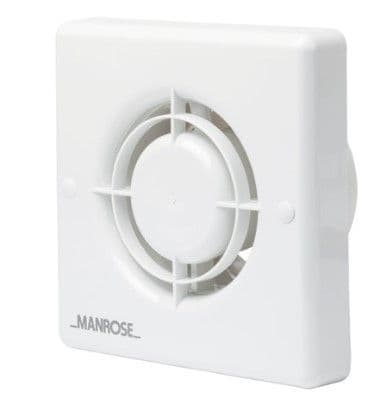 Manrose XF100LV 100mm / 4" Low Voltage / SELV Extractor Fan
