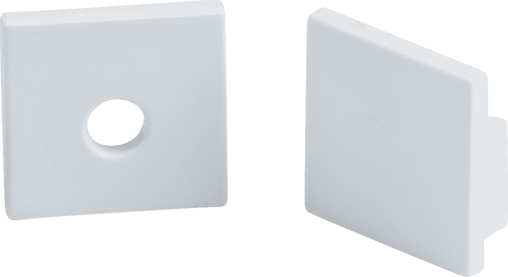 ML Accessories 1MPLACAP Aluminium Plaster In Profile End Caps