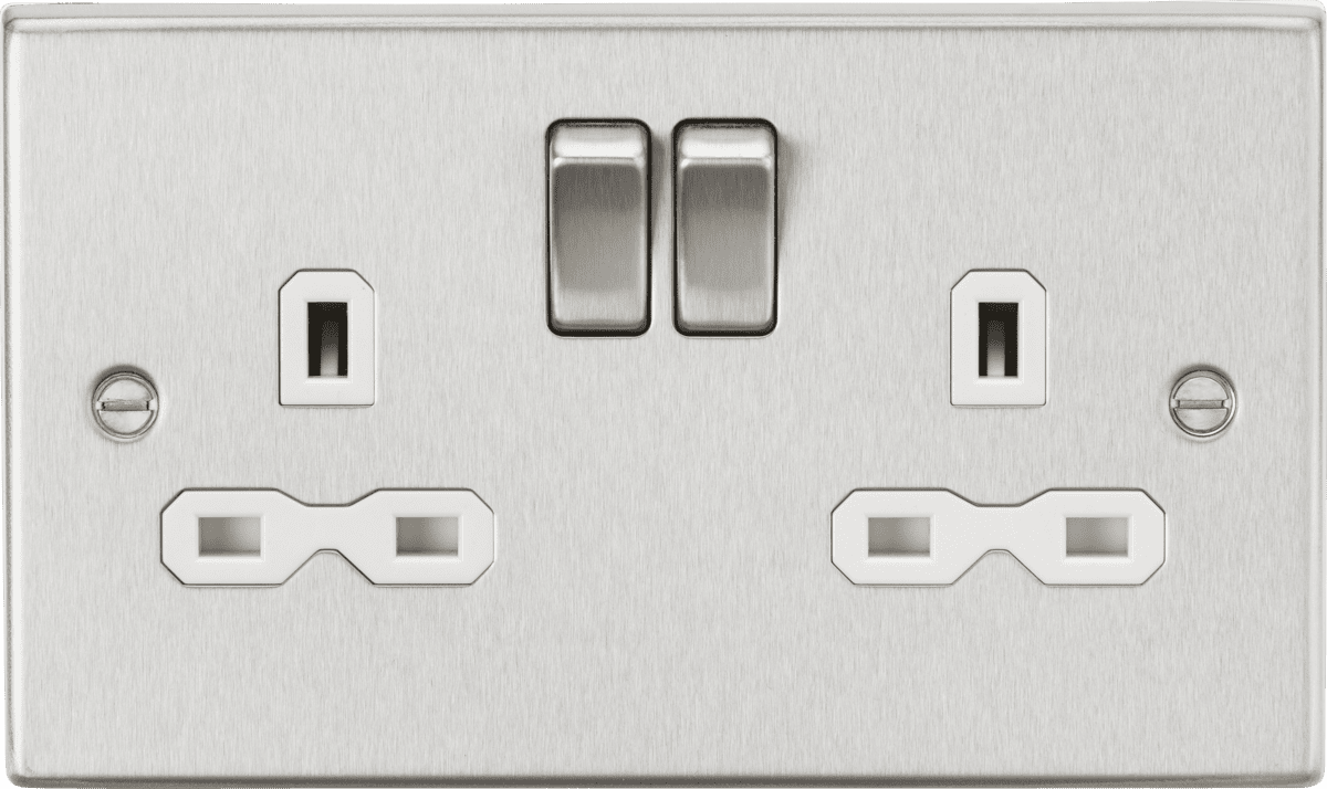 ML Accessories CS9BCW 13A 2G DP Switched Socket with White Insert ...