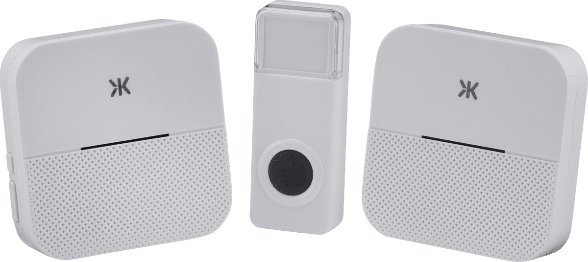 ML Accessories DC015 Wireless plug in dual receiver door chime system ...