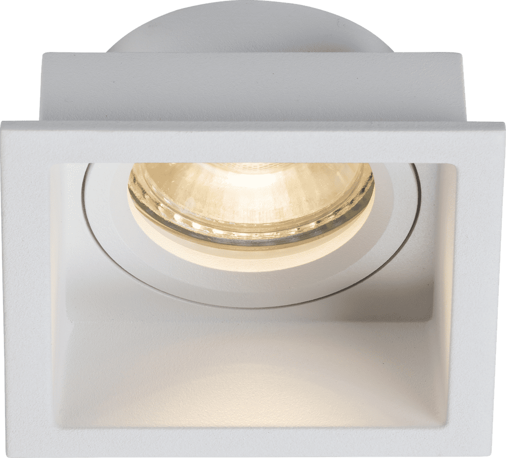 ML Accessories DIA1FSW Dipa Single Fixed Square Anti-Glare Downlight White