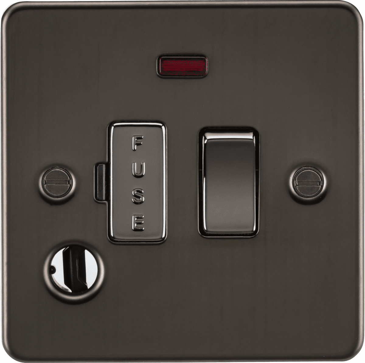 ML Accessories FP6300FGM Flat Plate 13A switched fused spur unit with ...