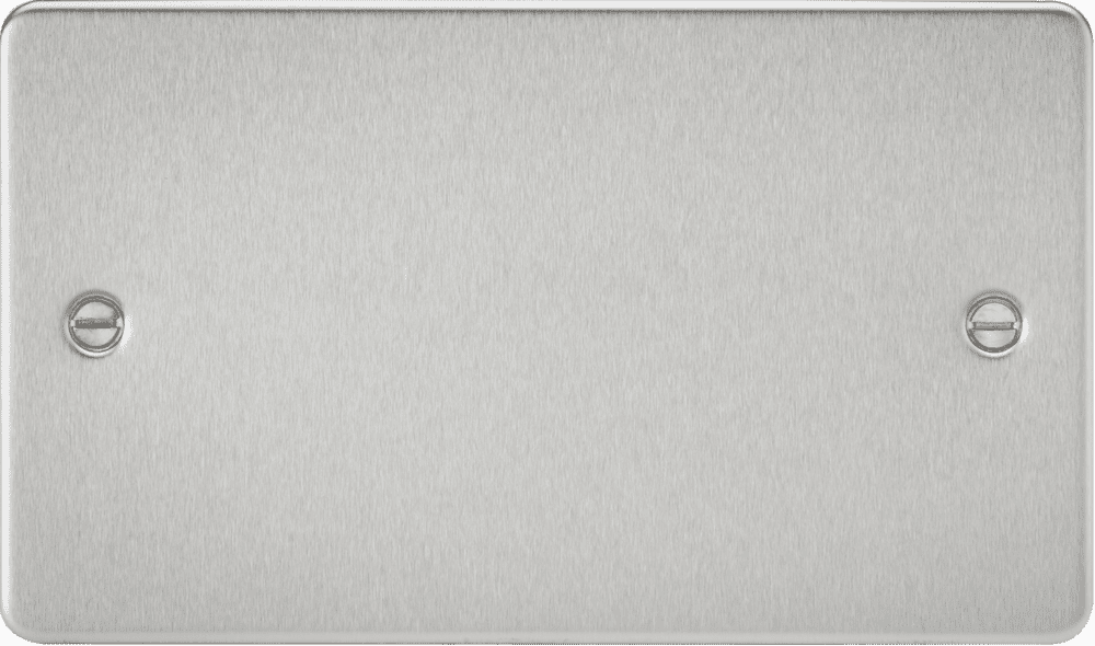ML Accessories FP8360BC Flat Plate 2G blanking plate - brushed chrome