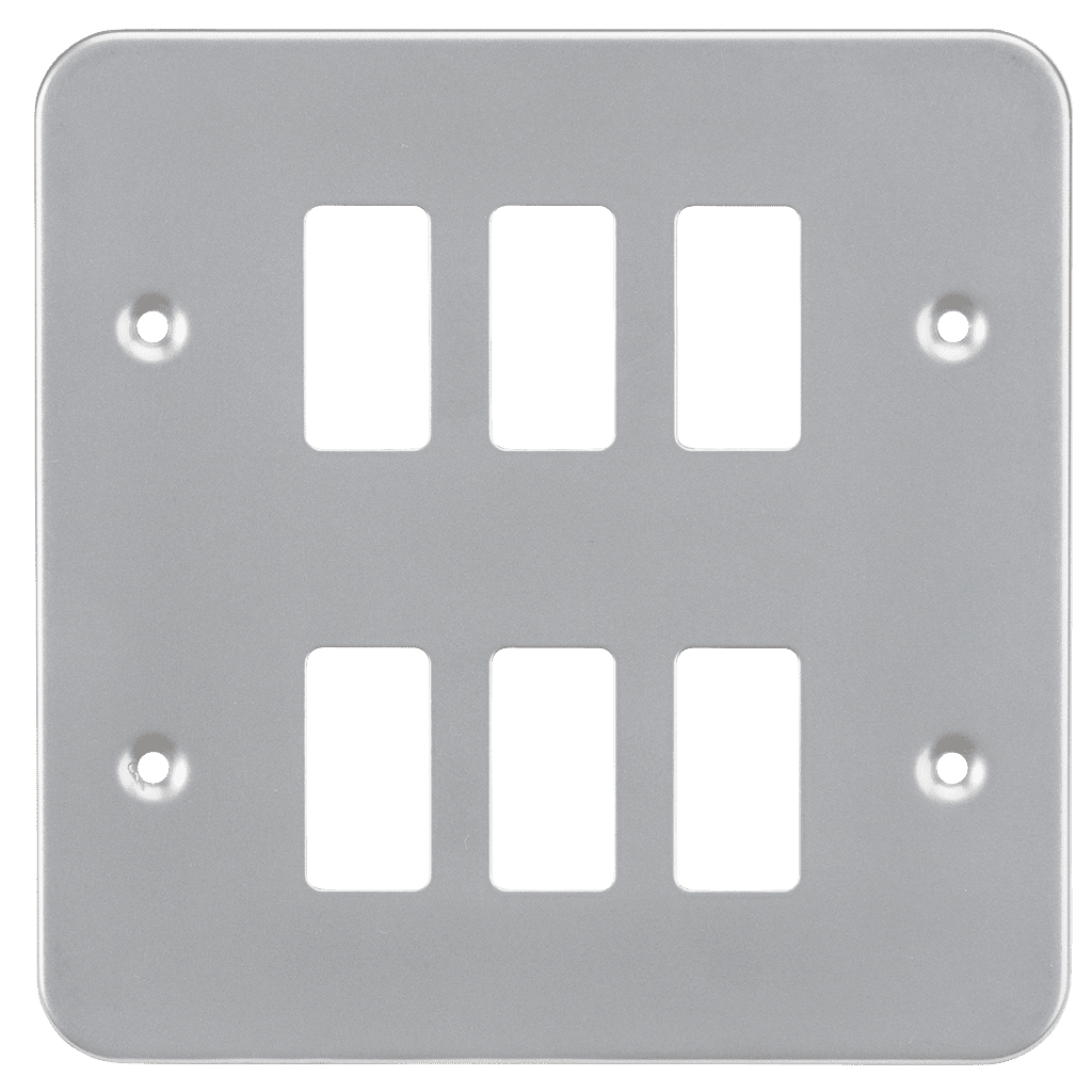 ML Accessories GDFP006M Metalclad 6G Grid Faceplate