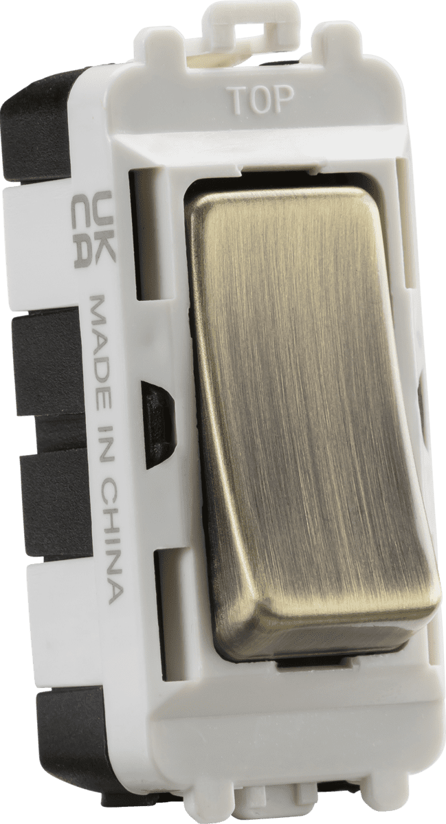 ML Accessories GDM001AB 20AX 2 way SP Grid Module - Antique Brass