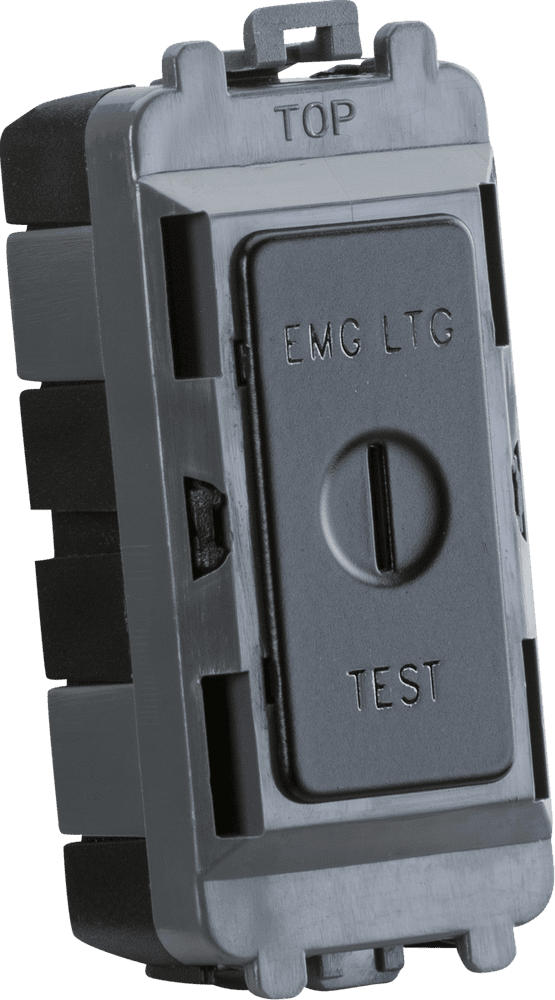 ML Accessories GDM008MB 20AX DP key module marked EMG LTG TEST - matt black