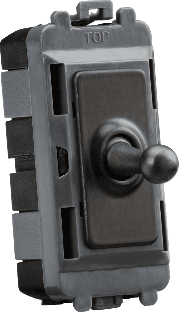 ML Accessories GDM01TOGSB 20AX 1G 2-way SP Grid Toggle Switch - smoked ...
