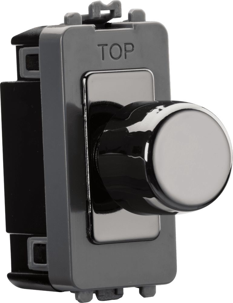 ML Accessories GDM022BN 6A 1G 2-way Dummy Dimmer Module - black nickel