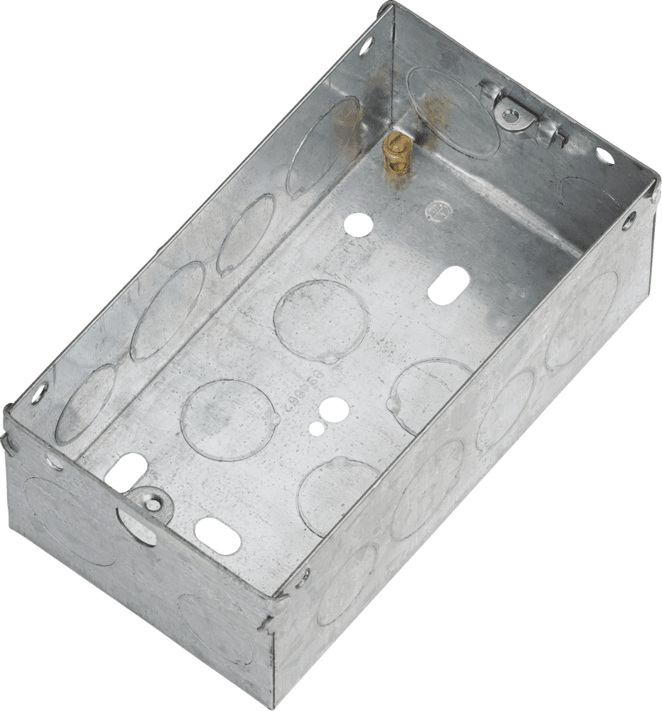 ML Accessories GSK247 2G 47mm Galvanised Steel Box - 5 Pack