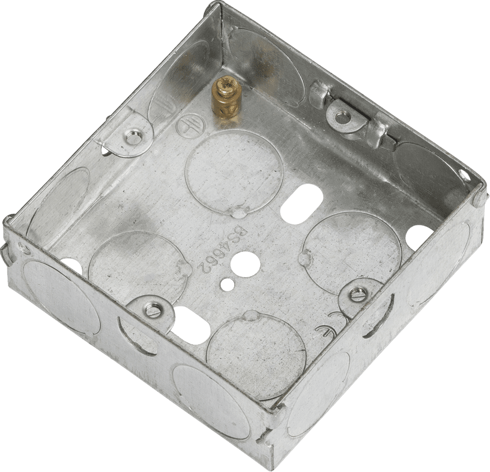 ML Accessories GSK25 1G 25mm Galvanised Steel Box - Pack Of 10