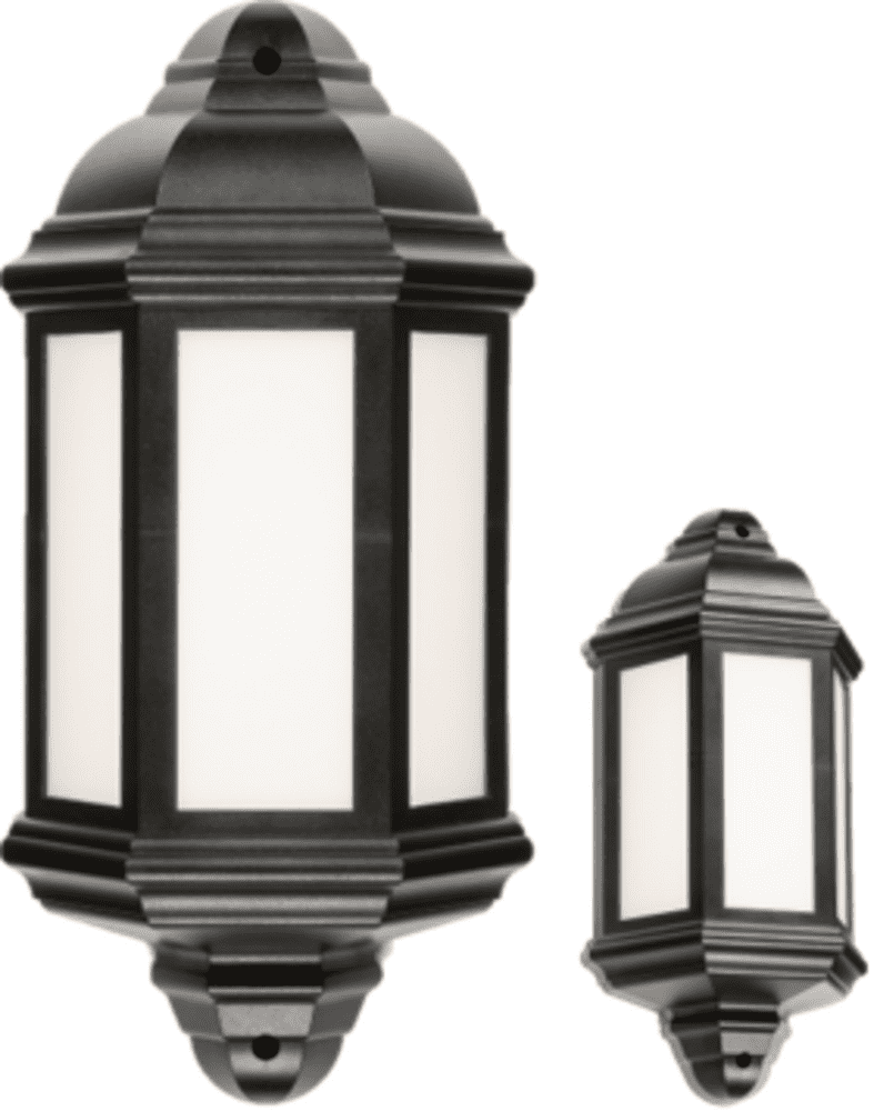 ML Accessories LANT3 230V IP54 LED Half Wall Lantern