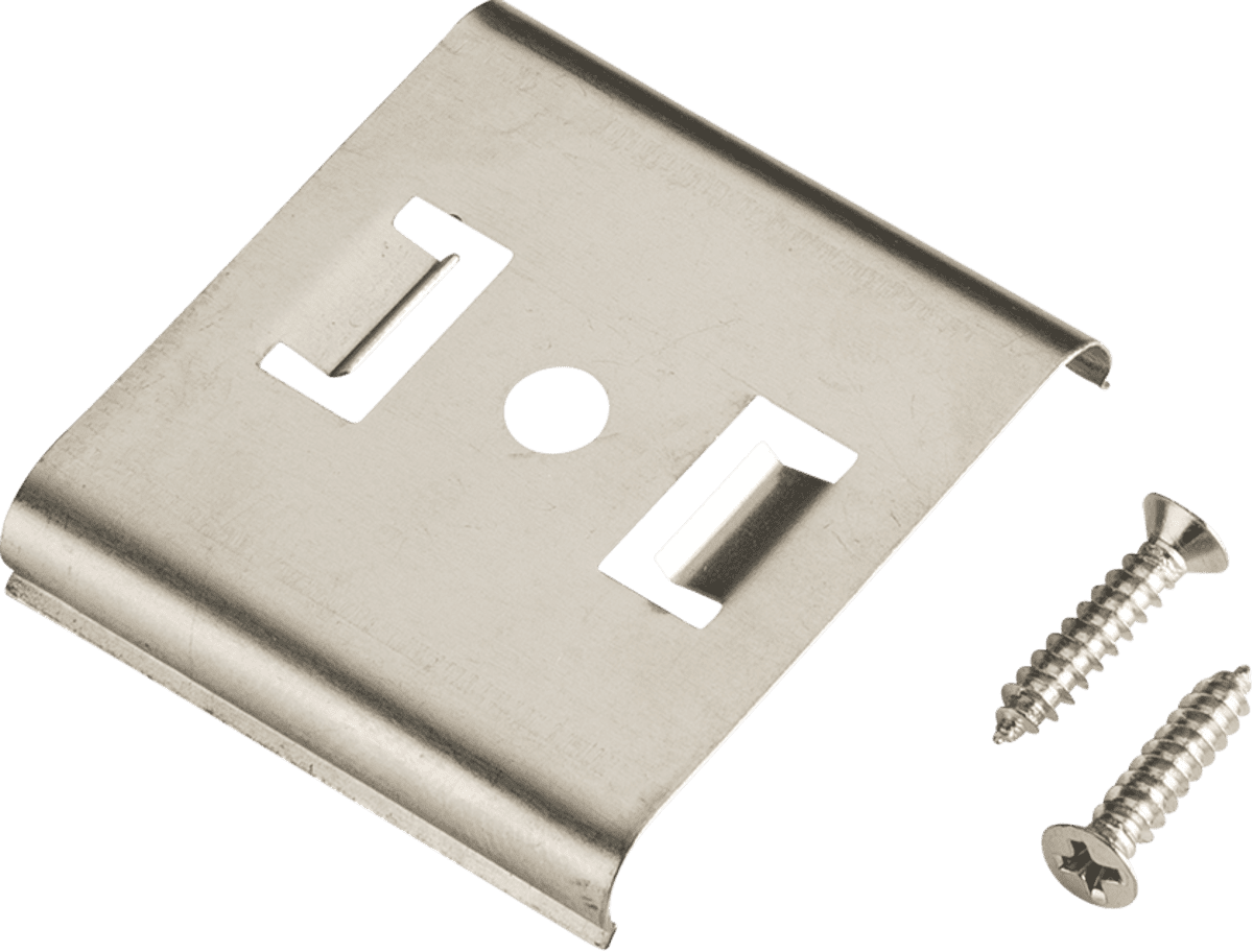 ML Accessories LEDFCLIP Metal Mounting Clip comes with 2 x Screws for ...